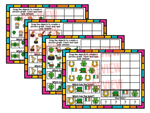 St. Patrick's Day Data and Graphing Google Slides - Made By Teachers