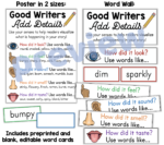 Adding Details Descriptive Words Poster Word Wall - Made By Teachers