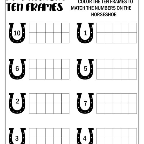 Colour in the Squares - Maths Counting Sheets | Made By Teachers