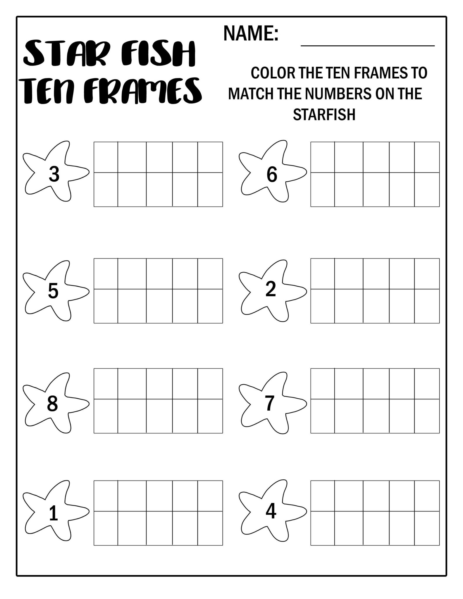 Colour in the Squares - Maths Counting Sheets | Made By Teachers