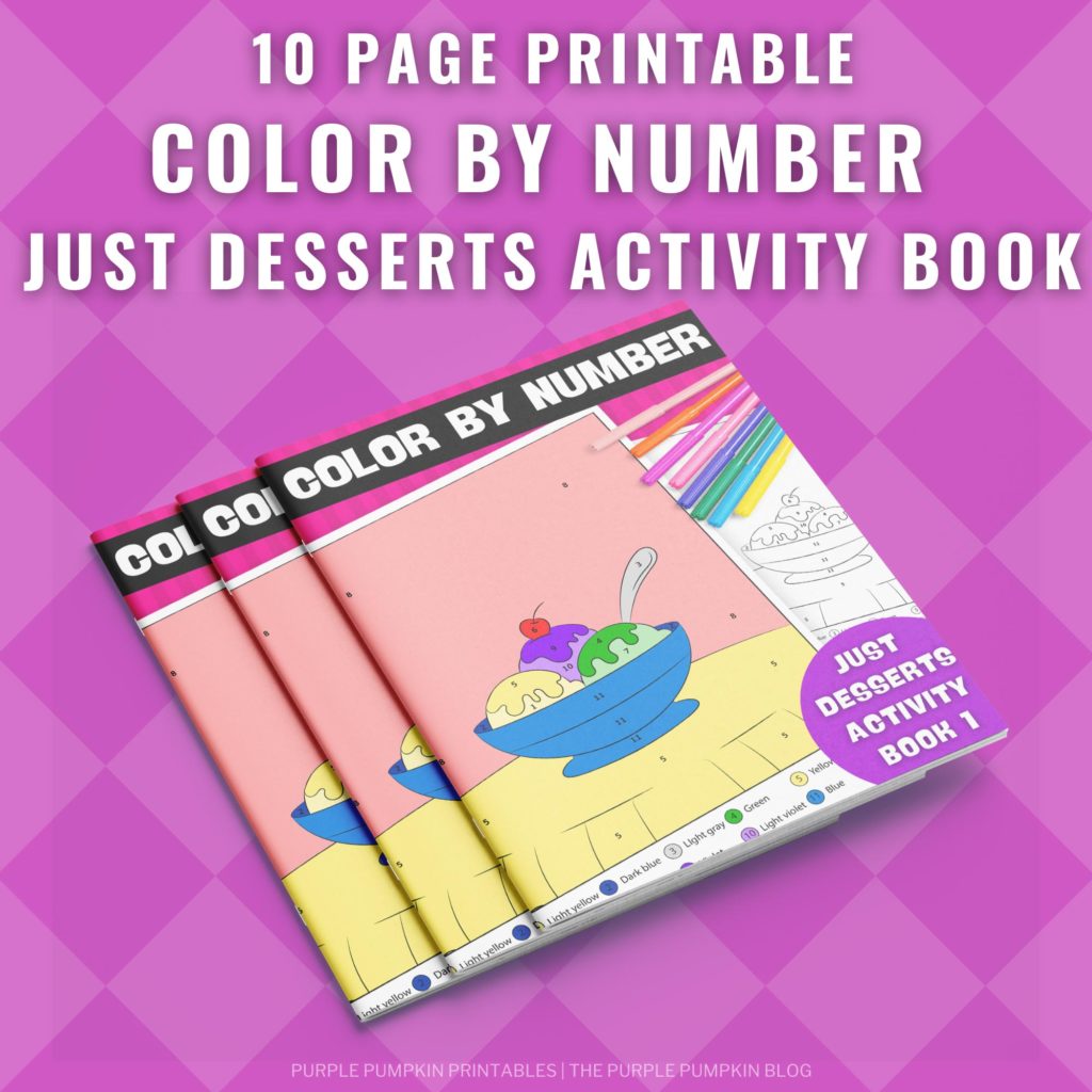 Just Desserts Color By Number Activity Book | Made By Teachers