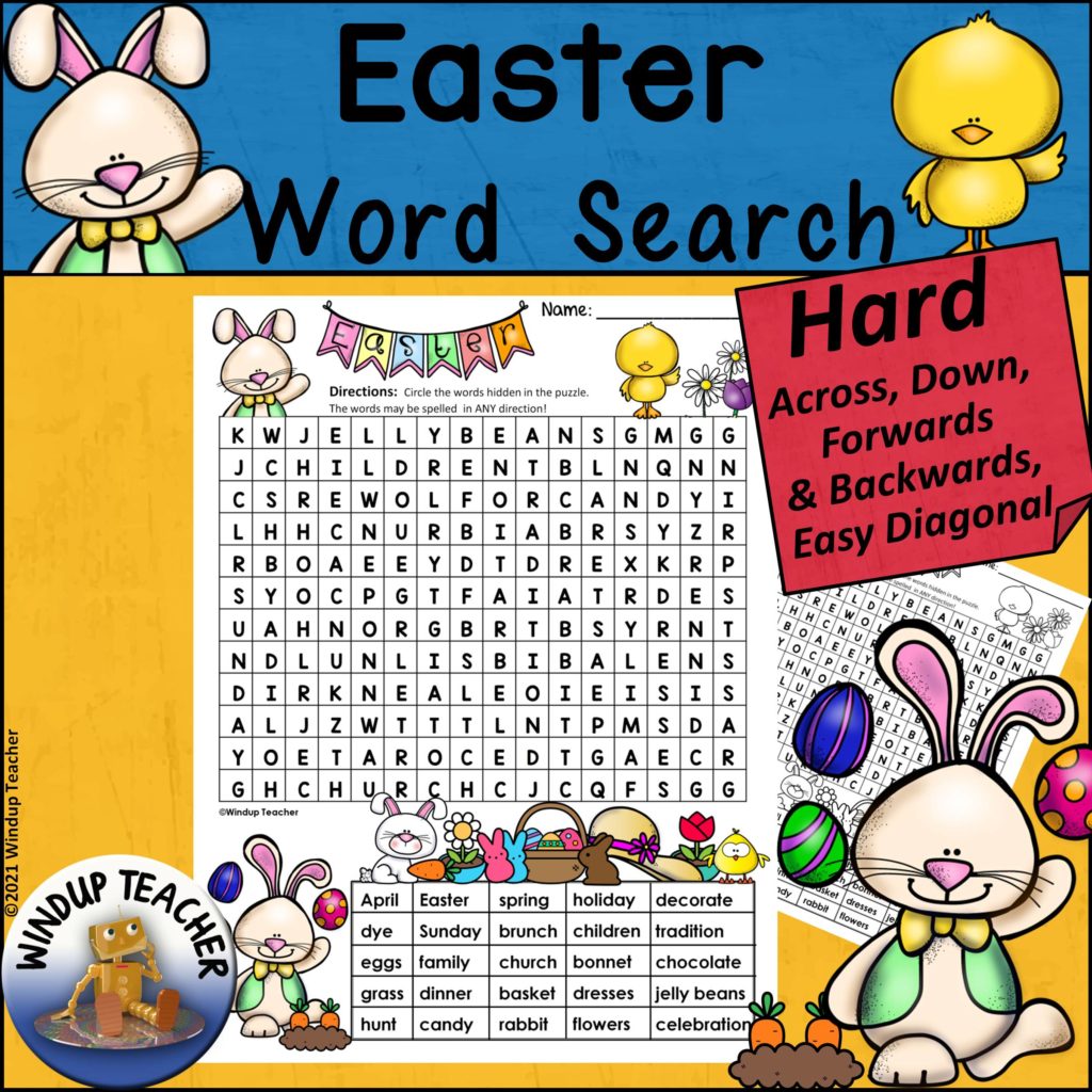 Easter Word Search BUNDLE - Made By Teachers