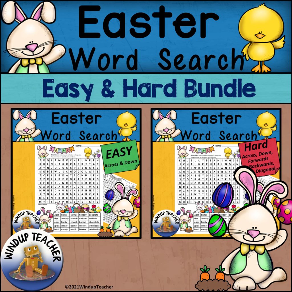 Easter Word Search BUNDLE | Made By Teachers
