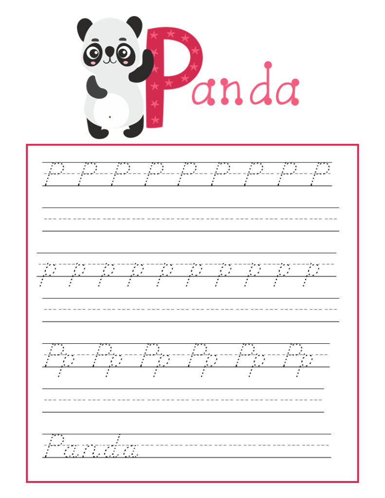 A to Z D'Nealian Animal Alphabet Handwriting | Made By Teachers