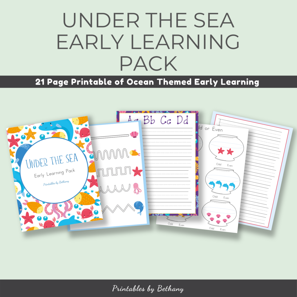 Under the Sea Early Learning Pack - Made By Teachers