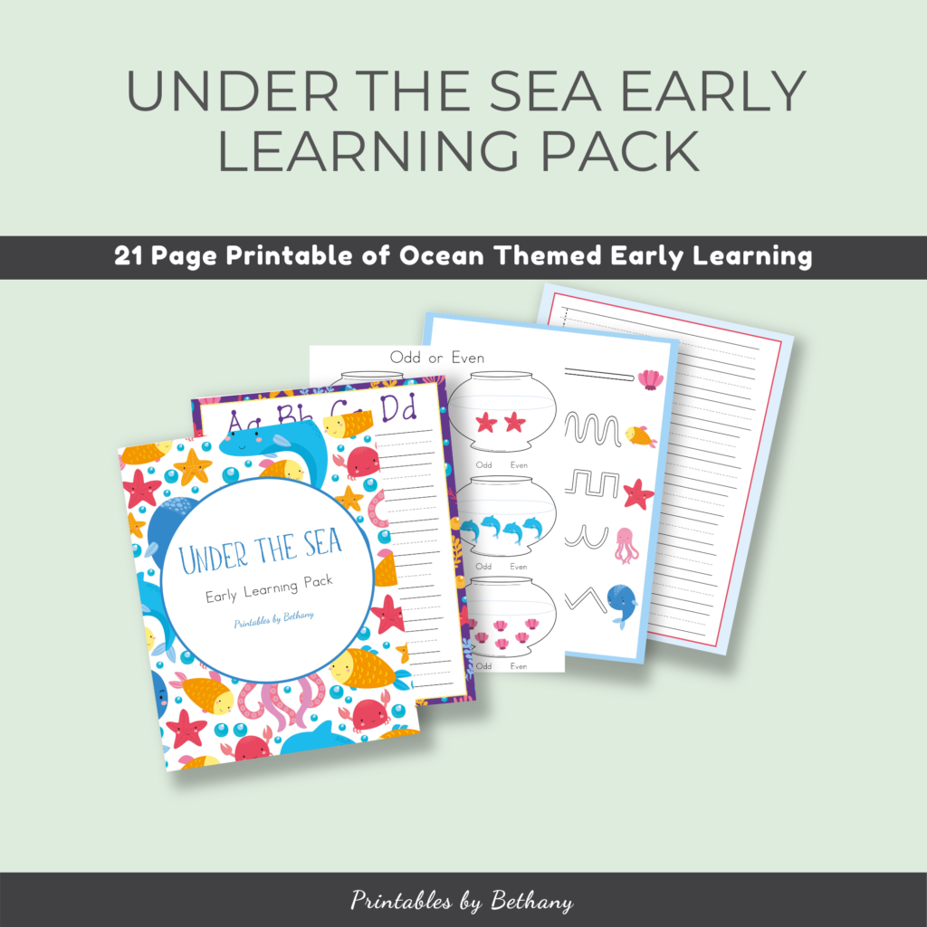 Under the Sea Early Learning Pack - Made By Teachers