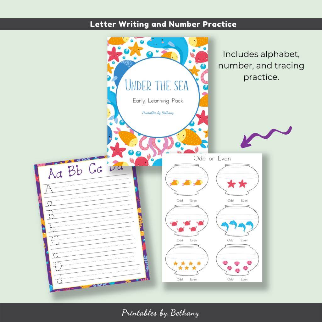 Under the Sea Early Learning Pack - Made By Teachers