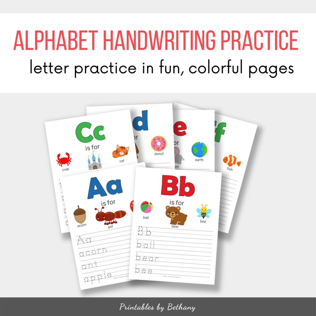 Alphabet Handwriting Practice | Letters and Words | Made By Teachers