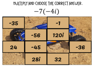 Multiplying Complex Numbers Picture Boom Cards | Made By Teachers