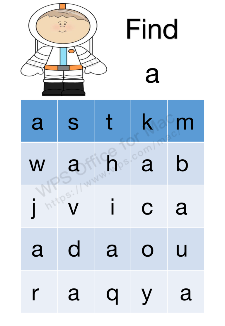 Find the Letters | Made By Teachers