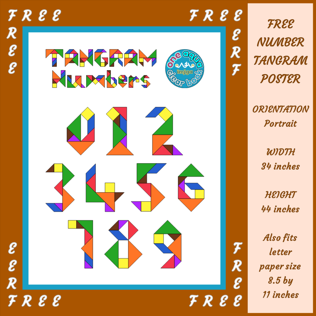Number Tangram FREE Poster | Made By Teachers