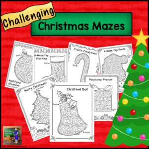 Christmas Mazes | Challenging Puzzles - Made By Teachers