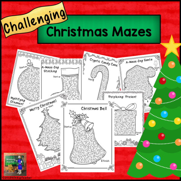 Christmas Mazes | Challenging Puzzles - Made By Teachers