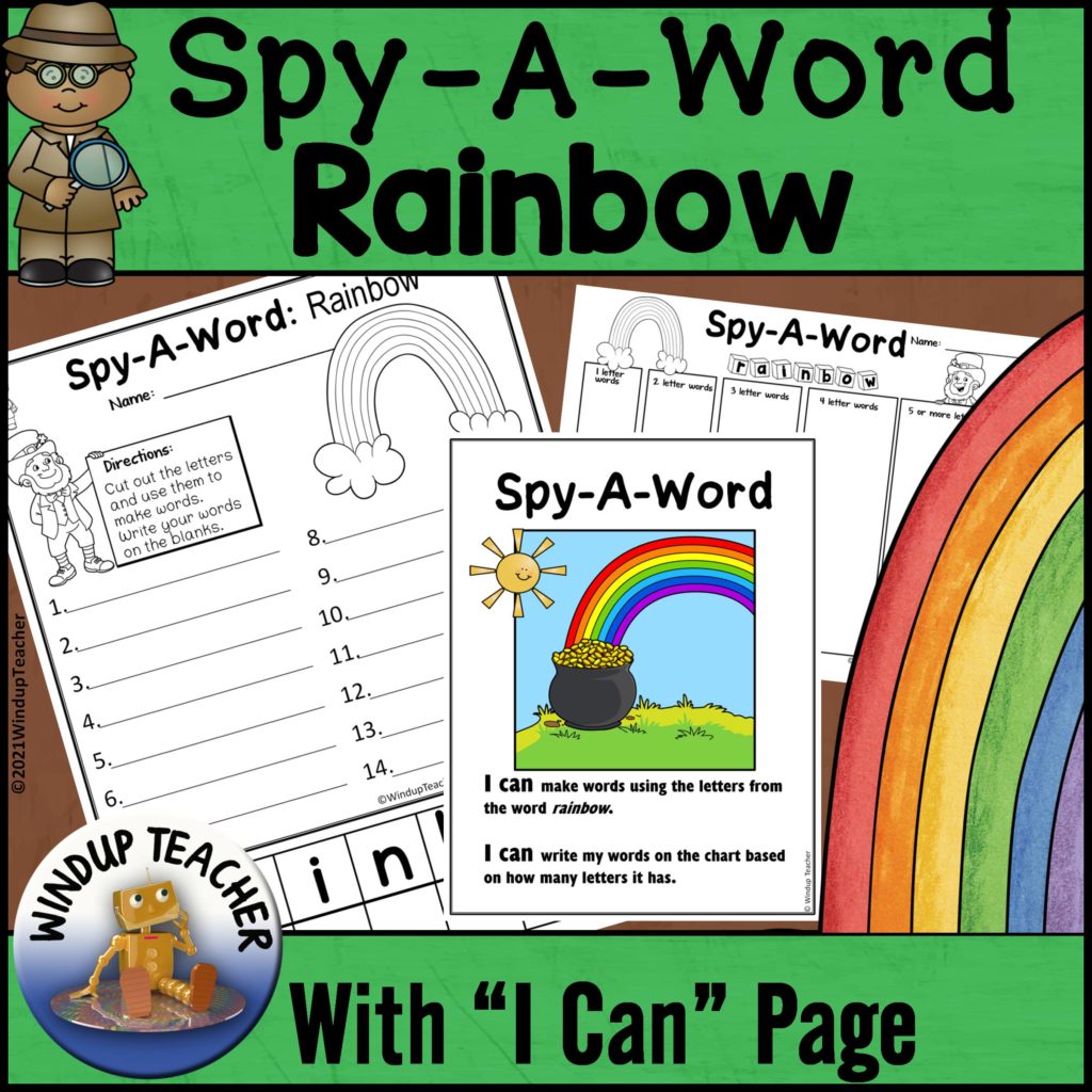 St. Patrick's Day Word Activity BUNDLE | Made By Teachers
