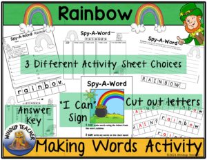 St. Patrick's Day Word Activity BUNDLE - Made By Teachers