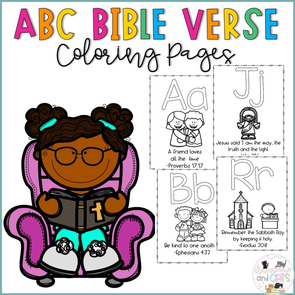 Alphabet Bible Verse Coloring Pages | Religion | Made By Teachers