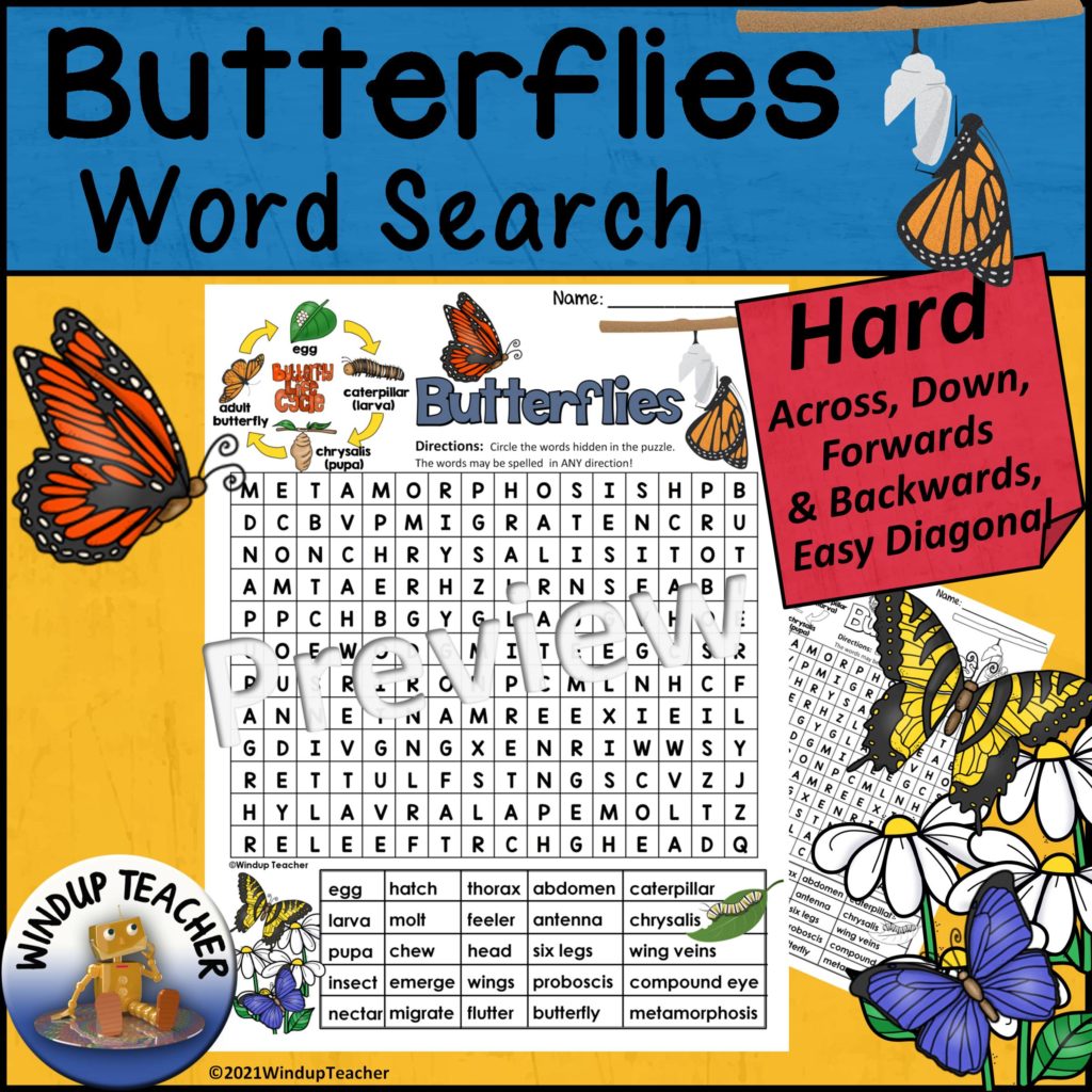 Life Cycle Word Search BUNDLE - Made By Teachers