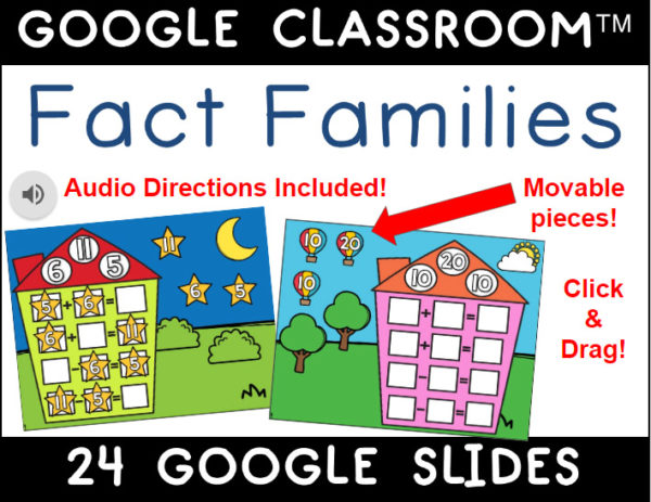 Fact Families for Google™ Slides & Classroom - Made By Teachers
