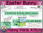 Easter Word Activity BUNDLE - Made By Teachers