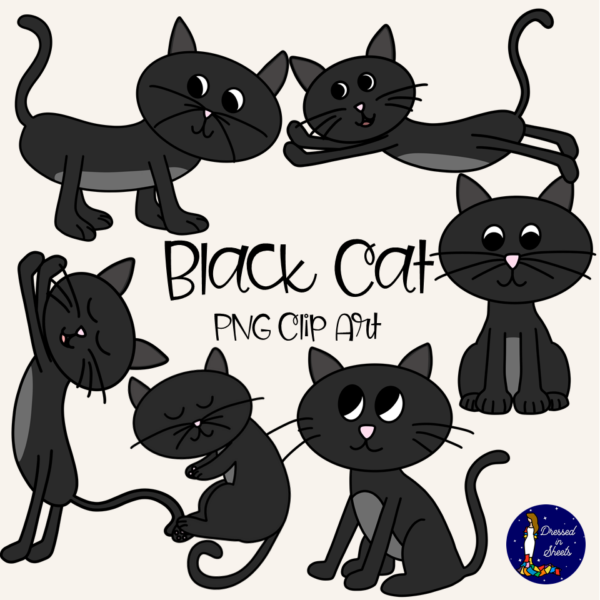 Black Cat Clip Art | Made By Teachers