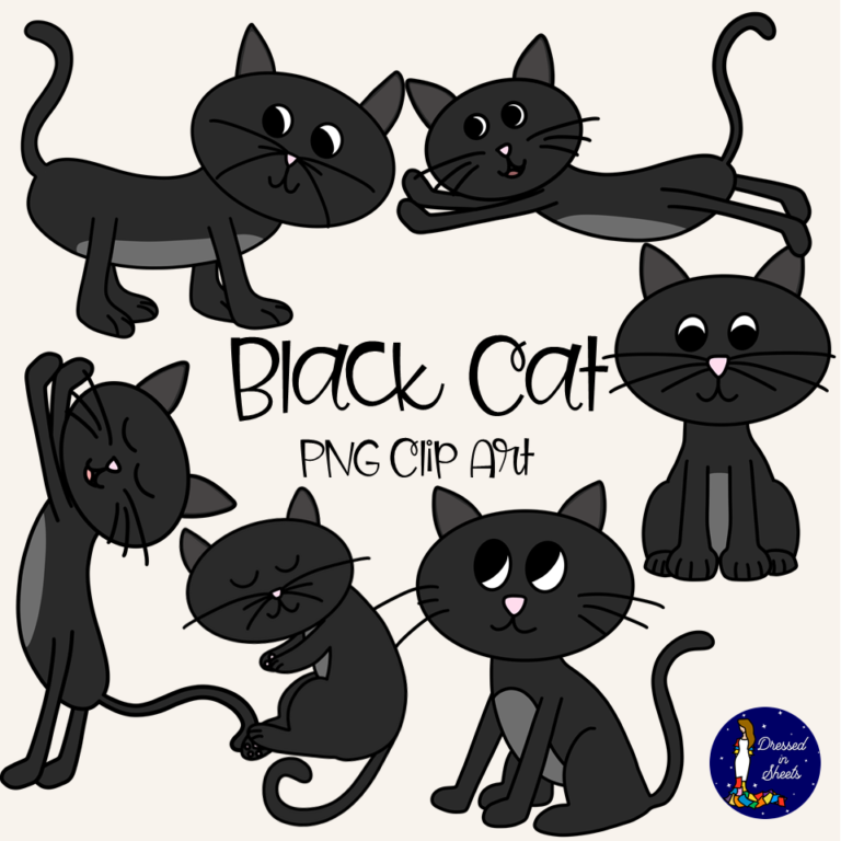 Black Cat Clip Art | Made By Teachers