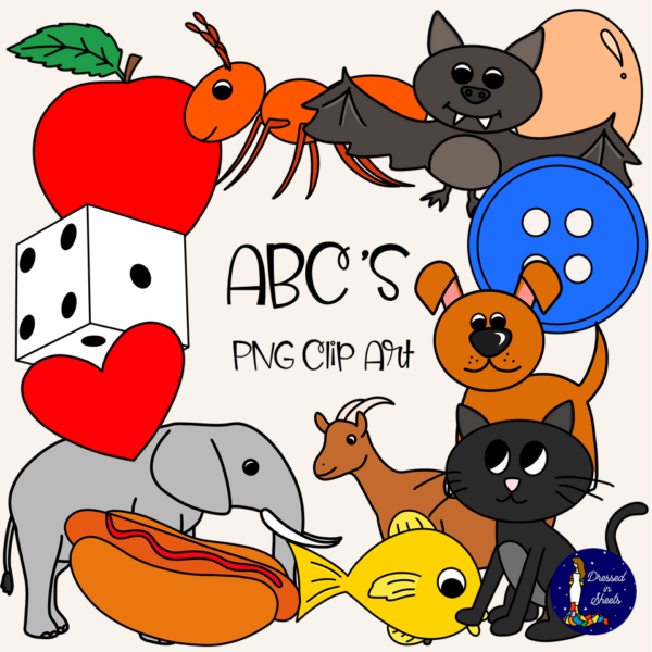 ABC's Clip Art - Made By Teachers