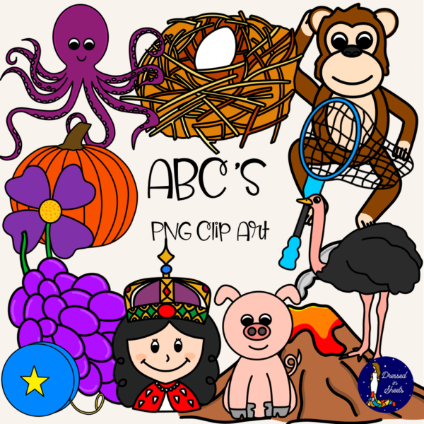 ABC's Clip Art | Made By Teachers