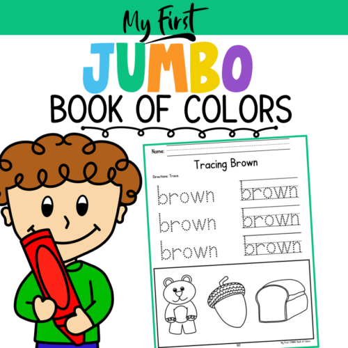 My First JUMBO Book of Colors | Made By Teachers