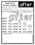 Sight Word Fluency Builders (First Grade) FREEBIE - Made By Teachers