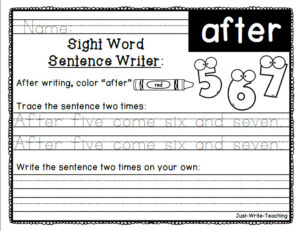 Sight Word Fluency Builders (First Grade) FREEBIE - Made By Teachers