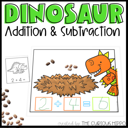 Dinosaur addition and subtraction facts to 10 - Made By Teachers