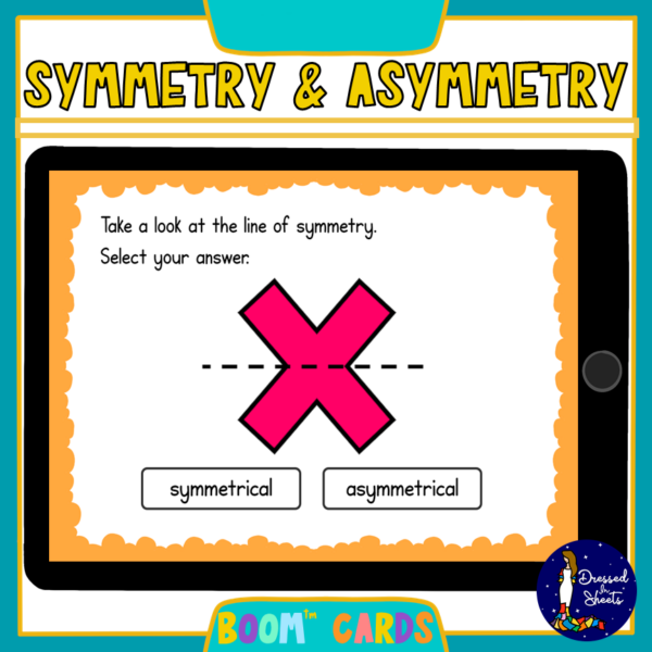 Symmetry and Asymmetry BOOM Cards | Made By Teachers