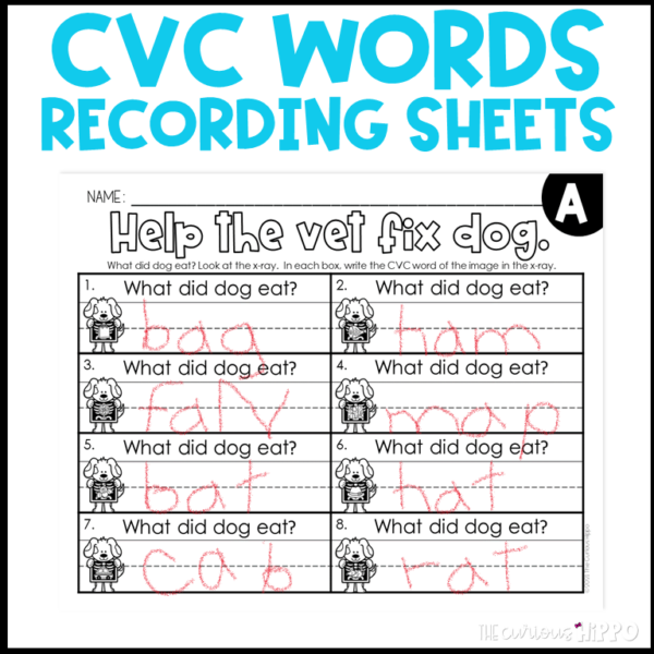 Pet Vet CVC Words Digital Activity | Made By Teachers