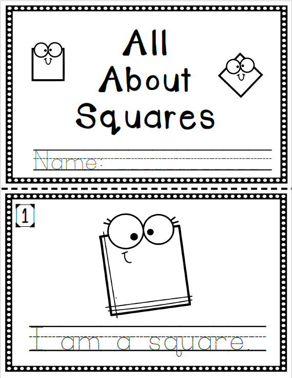 All About Squares FlipBook | Made By Teachers