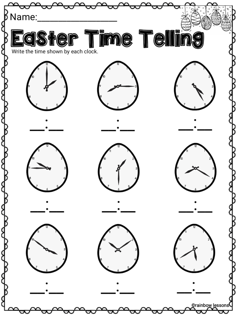Easter Math and Literacy worksheets - Made By Teachers
