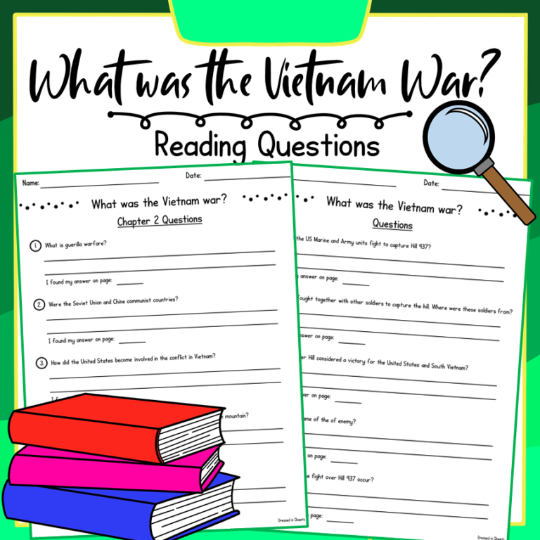 What Was the Vietnam War? Questions - Made By Teachers