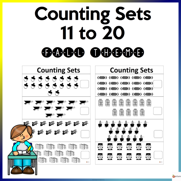 Counting Sets 11 to 20 Worksheets Spring Theme | Made By Teachers