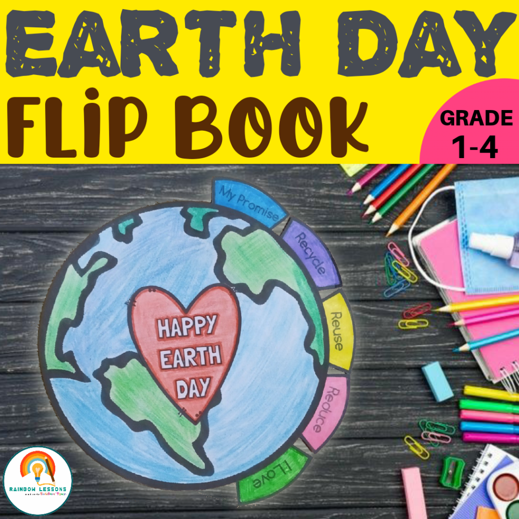 Earth Day Flip Book | Earth Day Craft & Writing | Made By Teachers