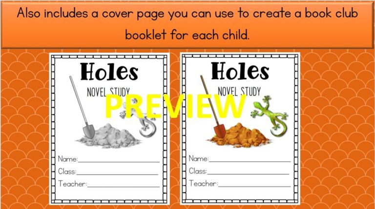 Holes - Novel Study - Book Club | Made By Teachers
