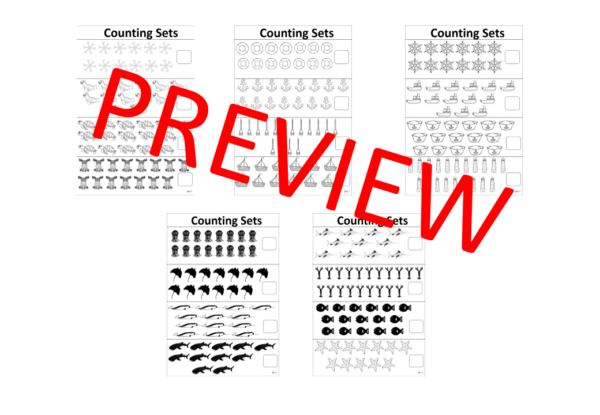 Counting Sets 11 to 20 Worksheets Ocean Theme - Made By Teachers