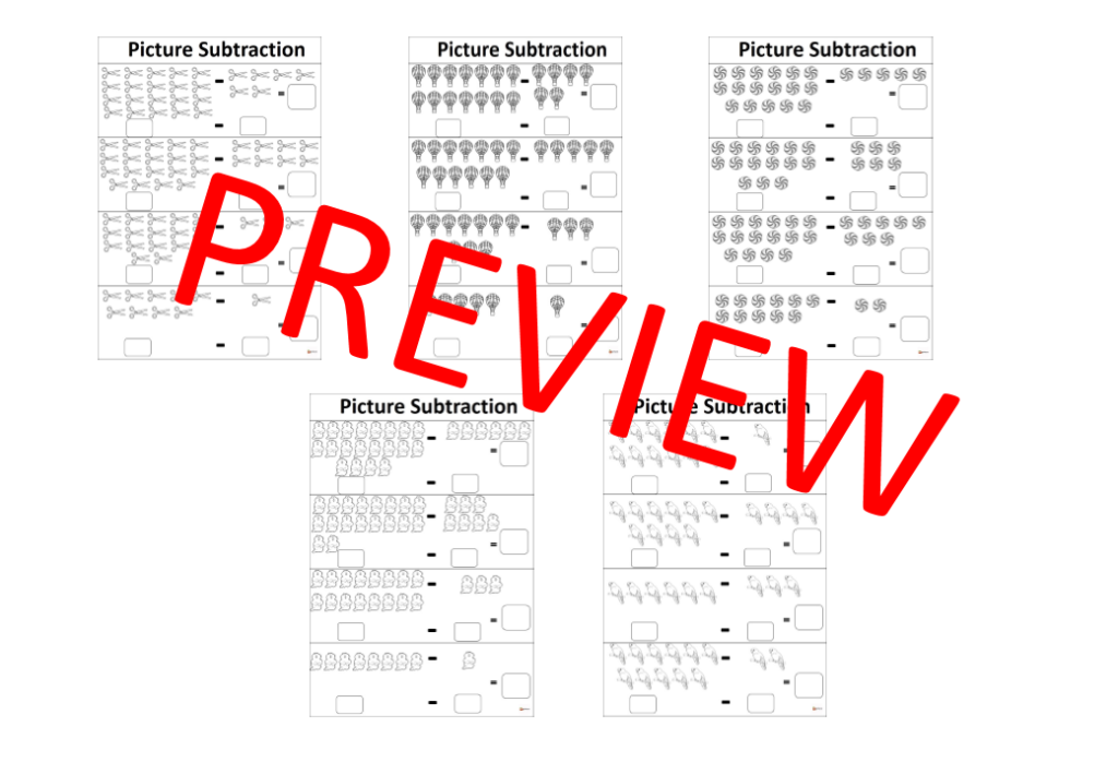 Picture Subtraction (Subtraction up to 20) | Made By Teachers