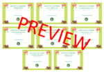 Editable Student Awards Woodland Theme - Made By Teachers