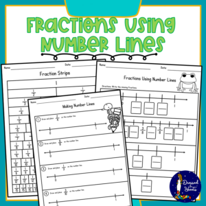 Fractions Using Number Lines Worksheets - Made By Teachers