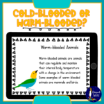 Cold-blooded or Warm-blooded? BOOM Cards - Made By Teachers