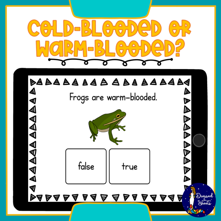 Cold-blooded or Warm-blooded? BOOM Cards - Made By Teachers
