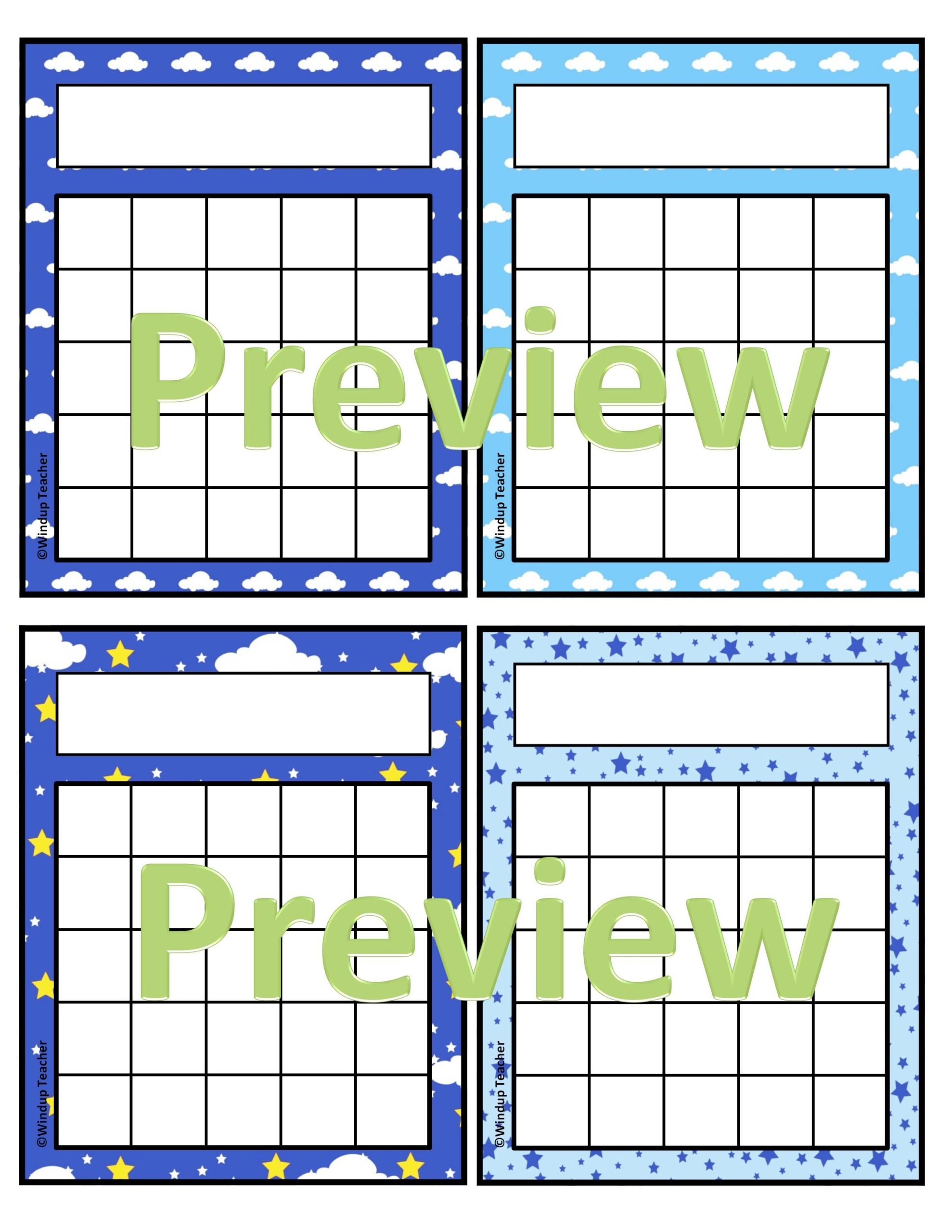 Stars and Clouds in the Sky Sticker Charts | Made By Teachers