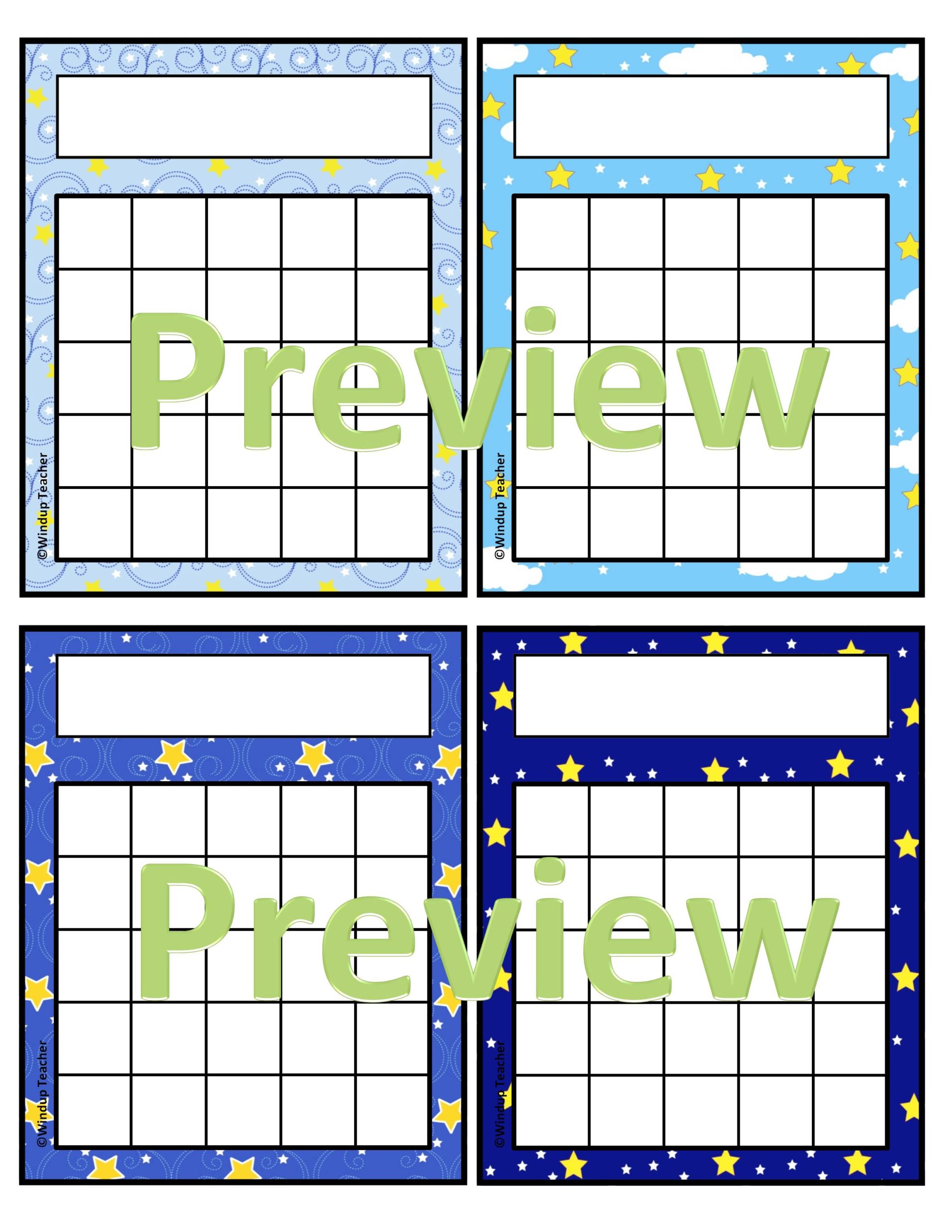 Stars and Clouds in the Sky Sticker Charts | Made By Teachers