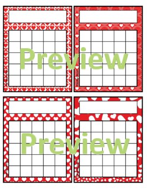 Valentine's Day Sticker Charts - Made By Teachers