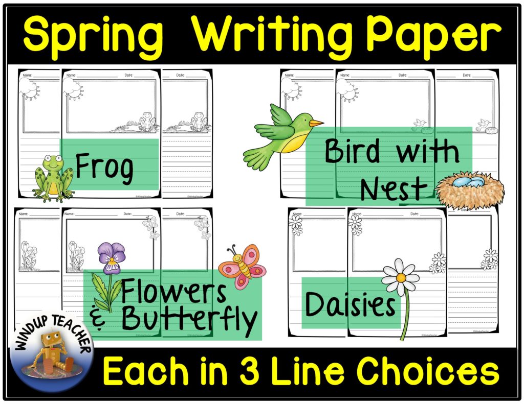 Spring Writing Papers - Made By Teachers