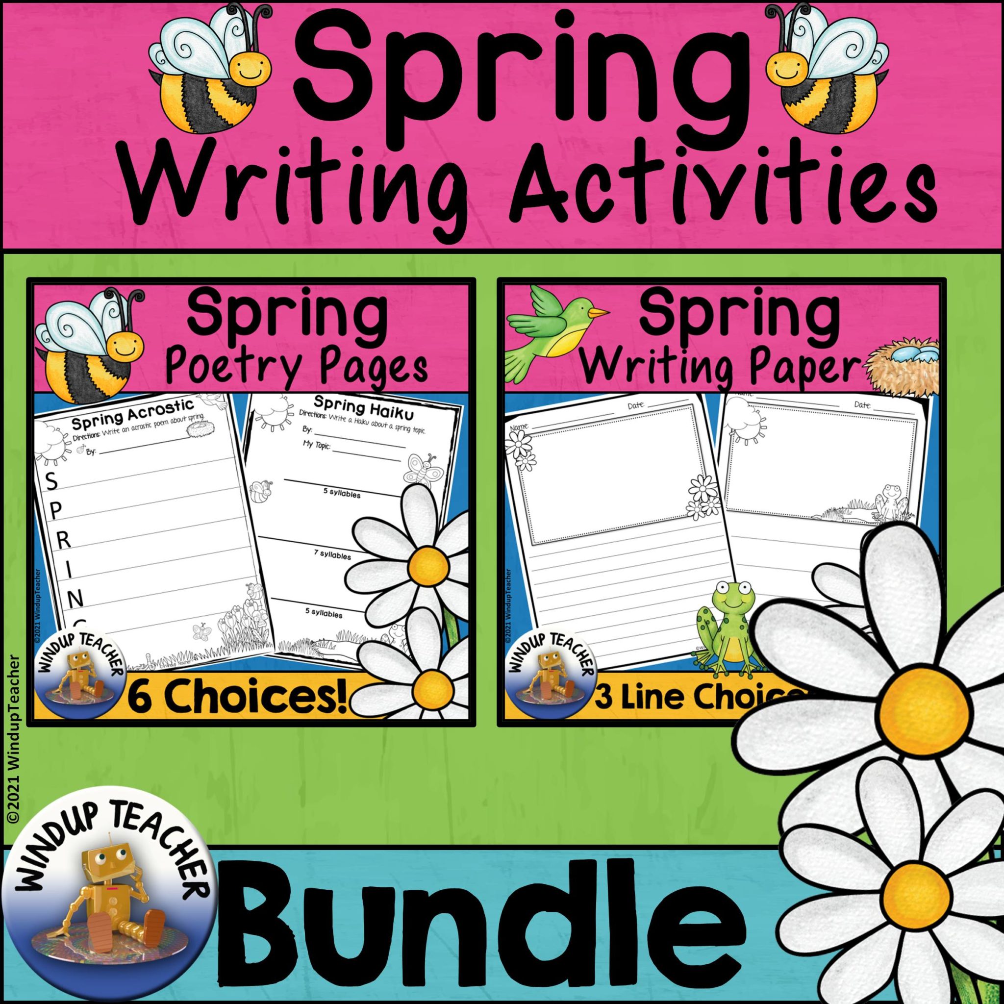 Spring Writing Activities | BUNDLE - Made By Teachers